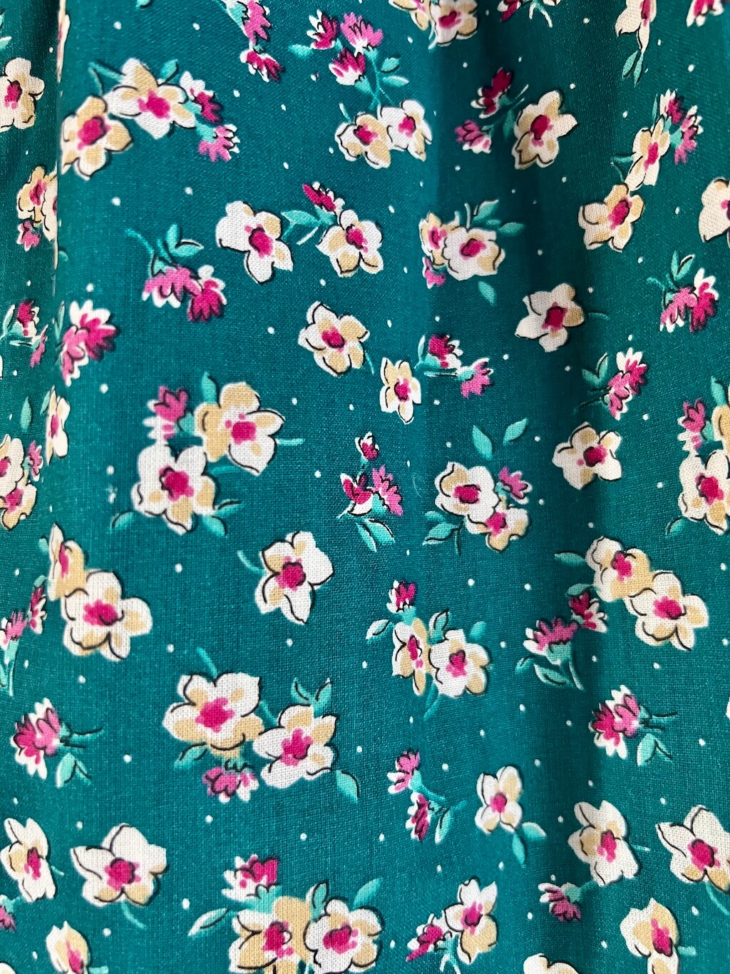 Gonna reversibile a fiori e righe - Le Marine